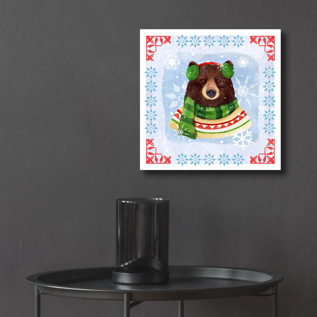 Trinx 'Winter Bear' by Fiona Stokes-Gilbert Acrylic Glass Wall Art ...