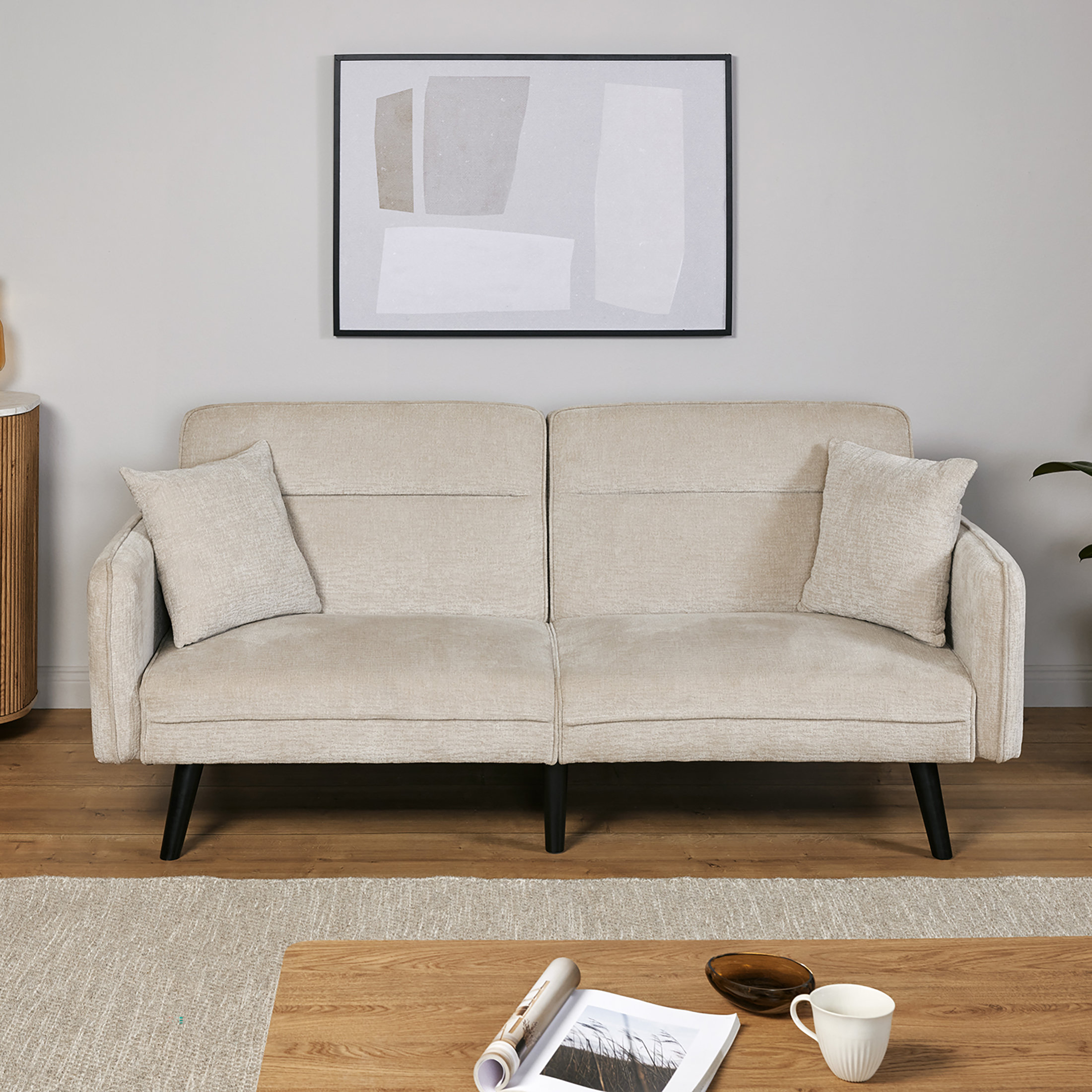Mercury Row Shiflet 2 Seater Clic Clac Sofa Bed & Reviews | Wayfair.co.uk
