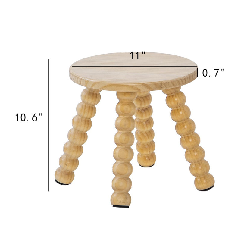 Dakota Fields Wooden Stool Display Stand | Wayfair
