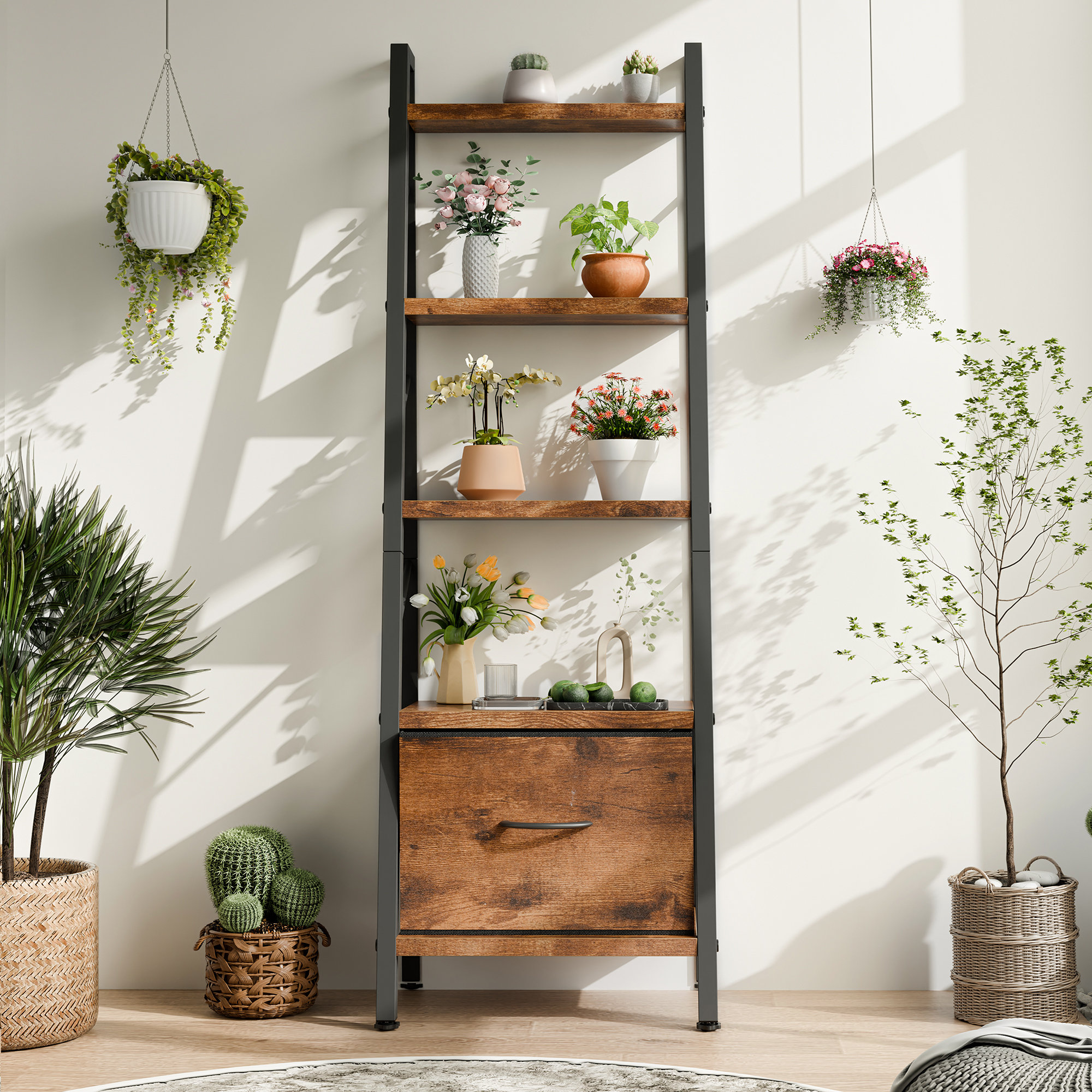 17 Stories Ladder Bookcase & Reviews | Wayfair