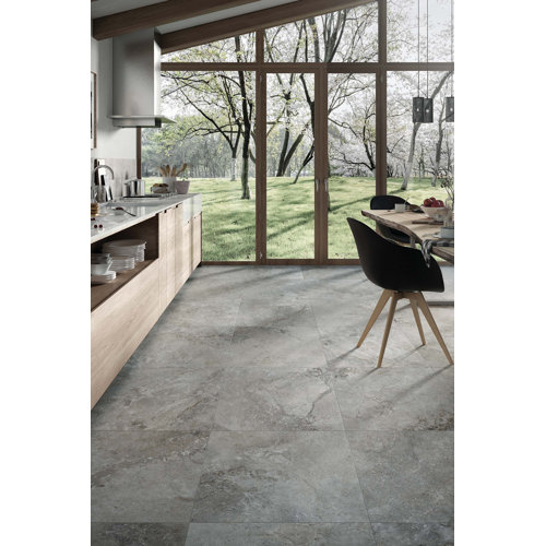 Bedrosians Stone Valley 36" x 36" Porcelain Stone Look Floor Use Tile ...
