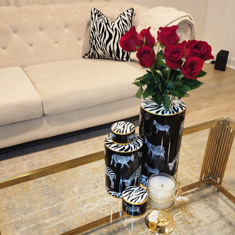 Dakota Fields Chemene Handmade Ceramic Jar | Wayfair