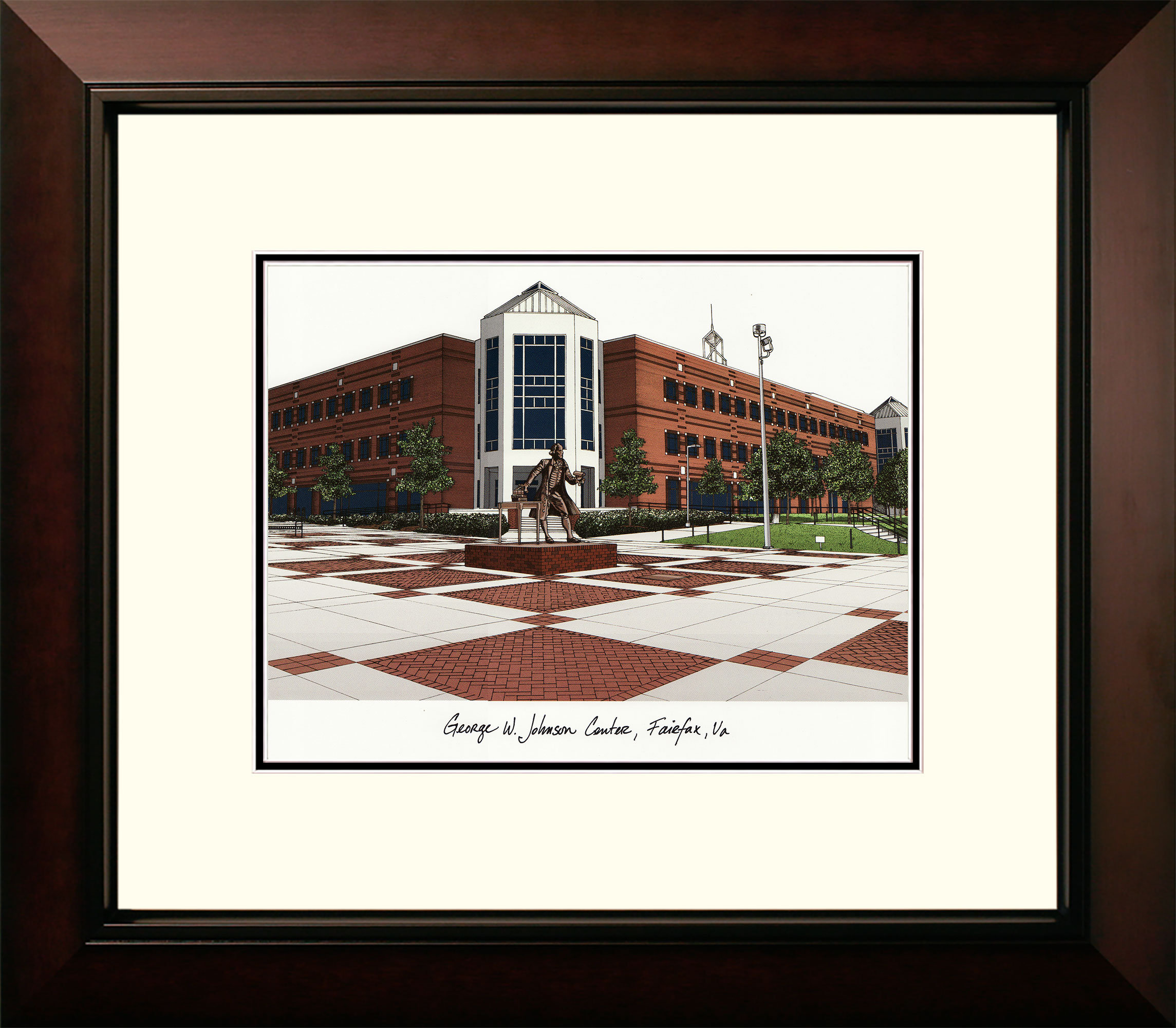 Campus Images NCAA George Mason Patriots Legacy Alumnus Lithograph ...