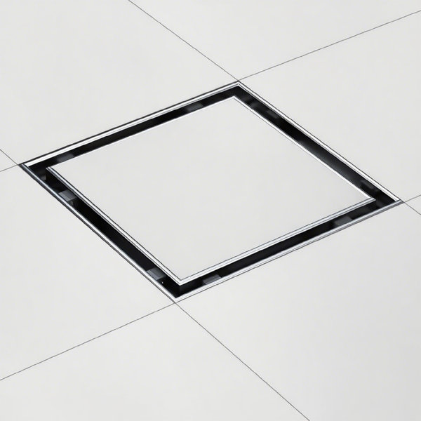 INTEGATOIC LLC Tile-In Shower Drains: 4 Inch Square Drain With Tile ...