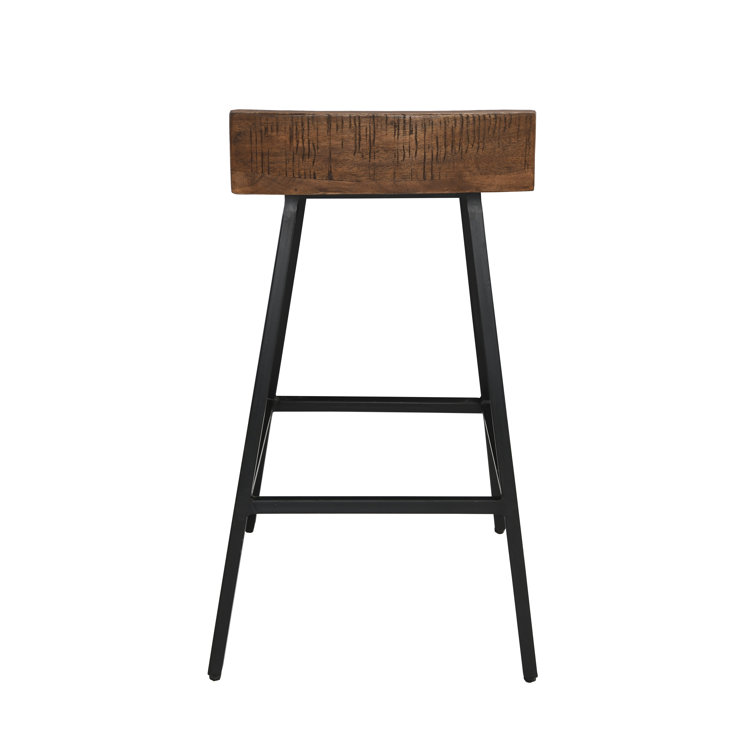 Classic Home Pennie Solid Wood 27" Counter Stool & Reviews | Perigold