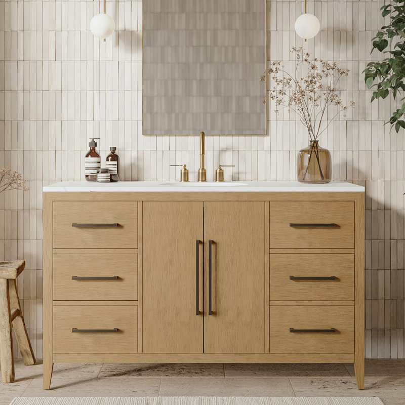 Highbury Furnishings Alsup 54" Single Bath Vanity & Reviews | AllModern