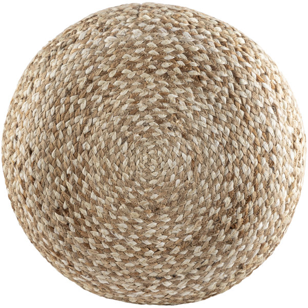Birch Lane™ Seagate 18" Wide Round Pouf Ottoman & Reviews | Birch Lane