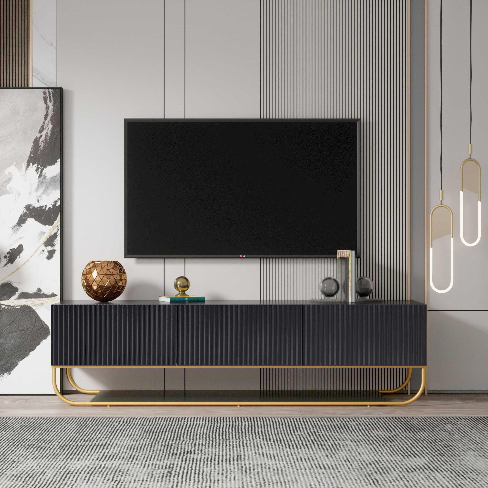 Mercer41 Glam Tv Stand & Reviews - Wayfair Canada