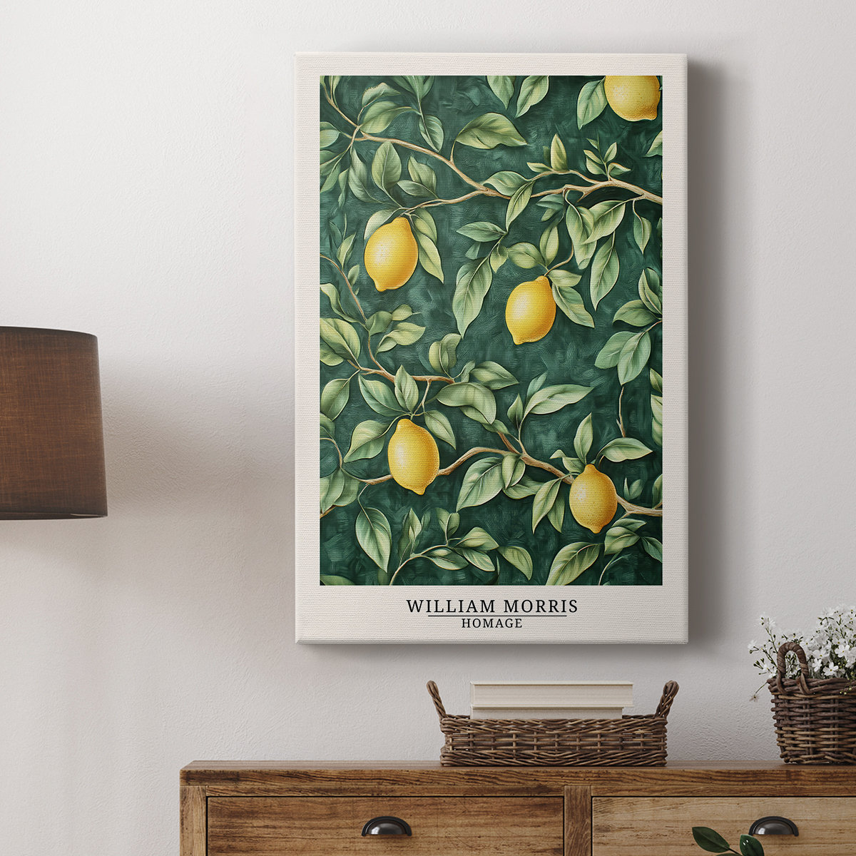 Lark Manor™ WM MORRIS Series DCLVIII -Gallery Wrapped Cavas | Wayfair