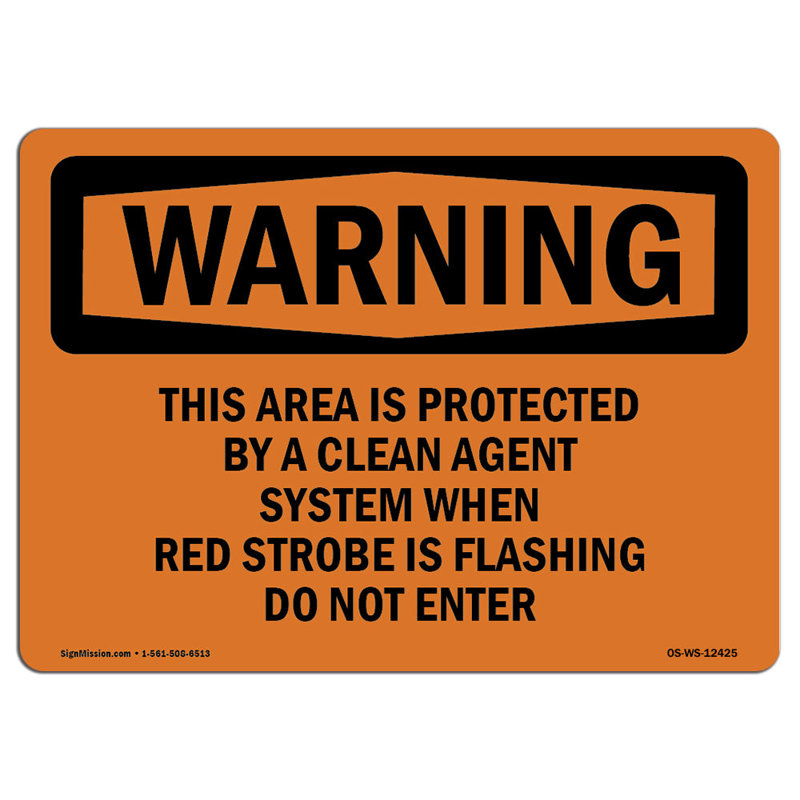 SignMission Warning - This Area Is Protected Sign - Wayfair Canada