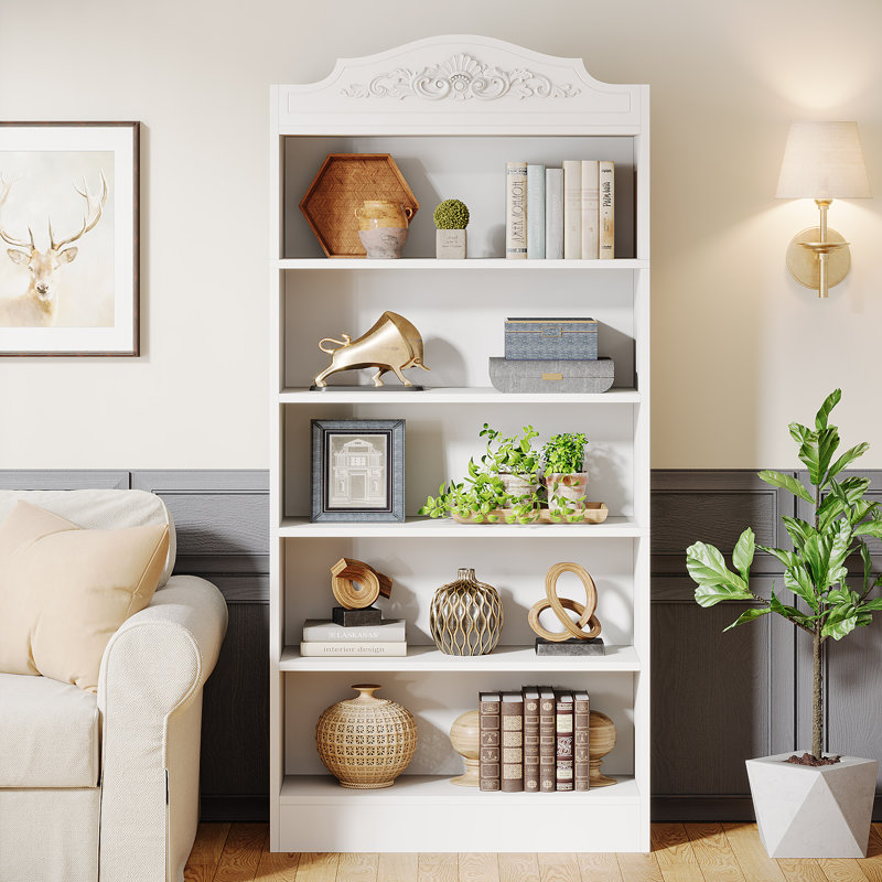 Winston Porter Rodick 72.83" H x 31.5" W Standard Bookcase & Reviews ...
