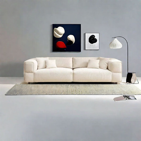 Lifton Nordic Modern Simple Light Luxury Sofa 110.24'' Upholstered Sofa ...