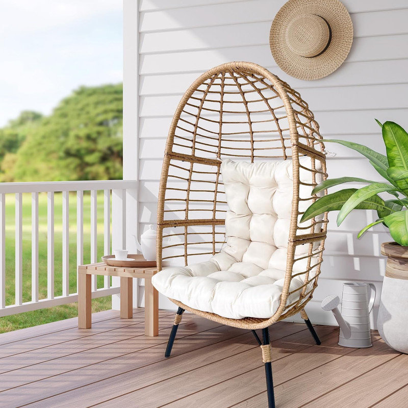 Dakota Fields Cliett 1 Person Egg Chair with Stand - Wayfair Canada