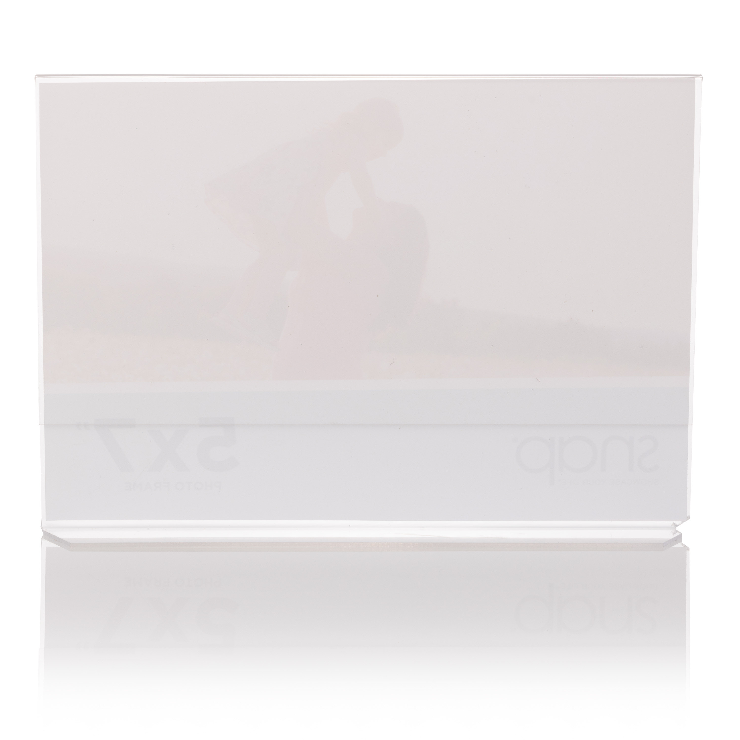 Snap Freestanding Clear Acrylic Picture Frame - 12 Photo Frames | Wayfair