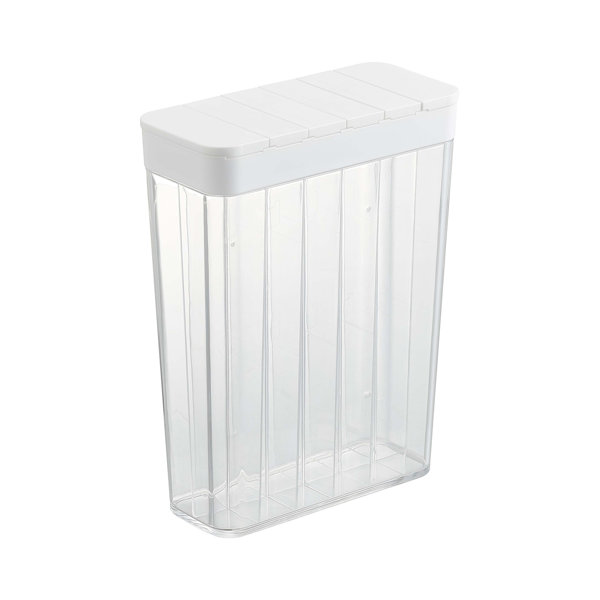 Yamazaki Home Measuring Storage Container, Plastic, 2 Liters (about 4 ...