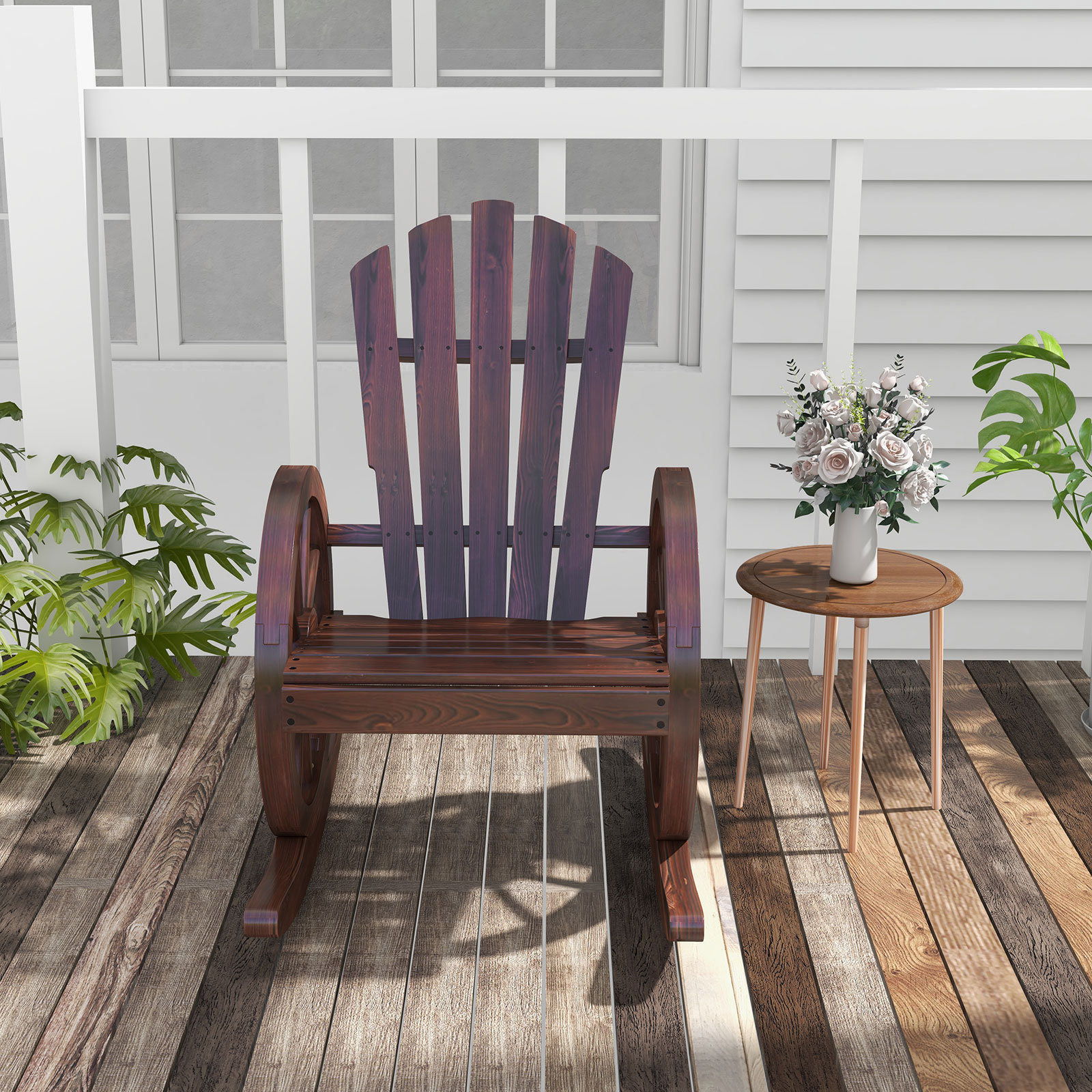 Millwood Pines Outdoor Rocker Chair | Wayfair