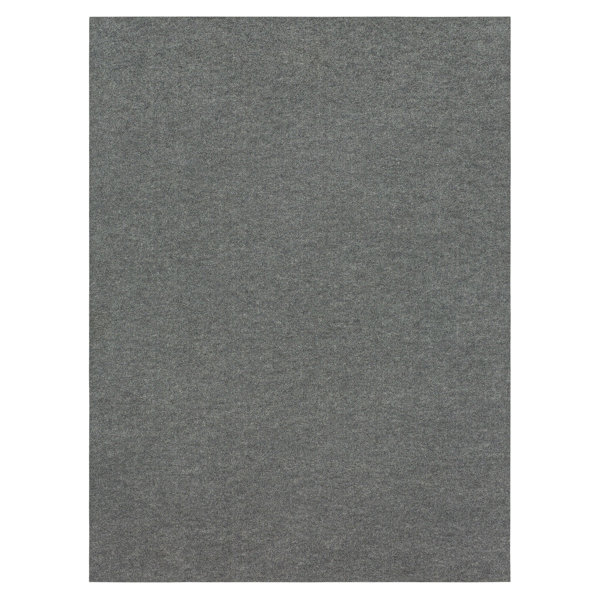 Mohawk Home Spectrum Crosshatch Needle Punch Solid Fog Gray Color Rug ...