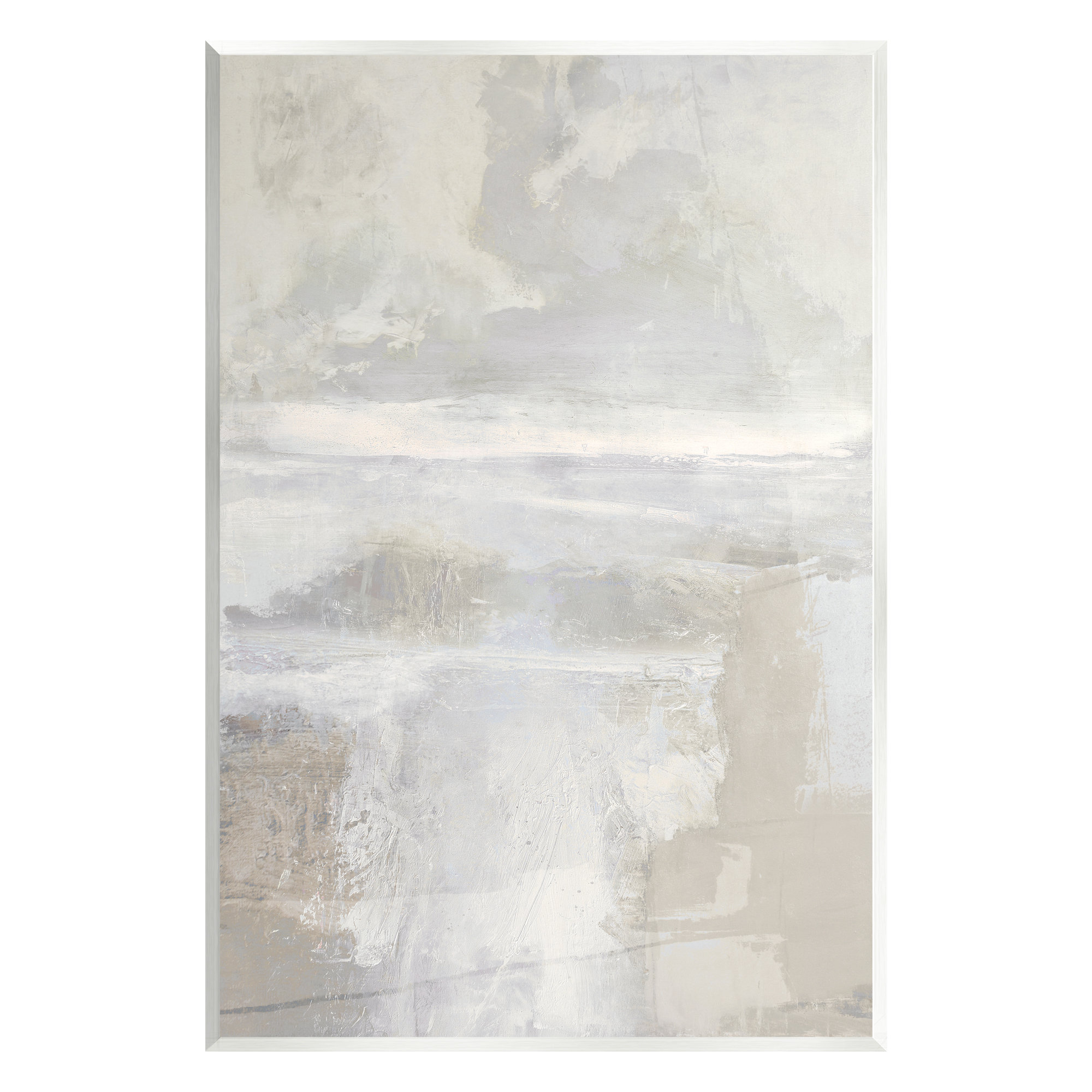 Stupell Industries Ay-937-Wood Foggy Abstract Landscape On Canvas by ...
