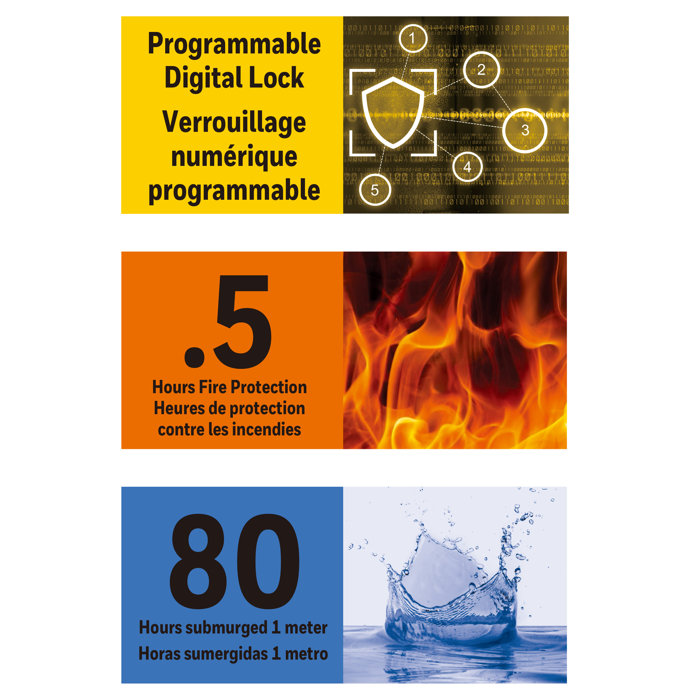 Honeywell Digital File Safe Key Lock | Wayfair