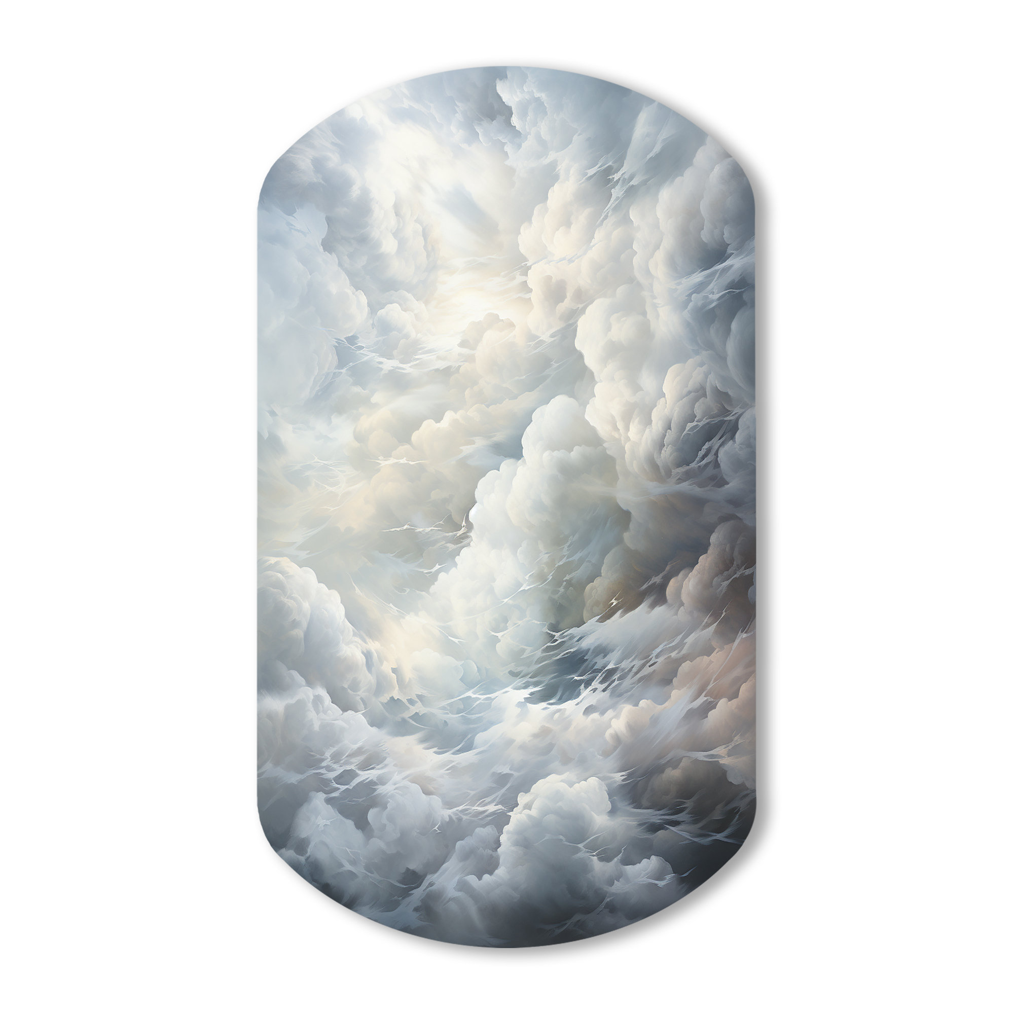 Design Art Clouds Whispering Clouds II - Clouds Cylinder Shape ...