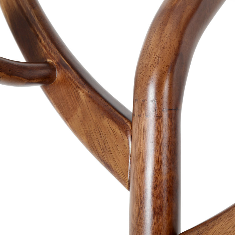 Wildon Home® Janiya Solid Wood 8 - Hook Freestanding Coat Rack ...