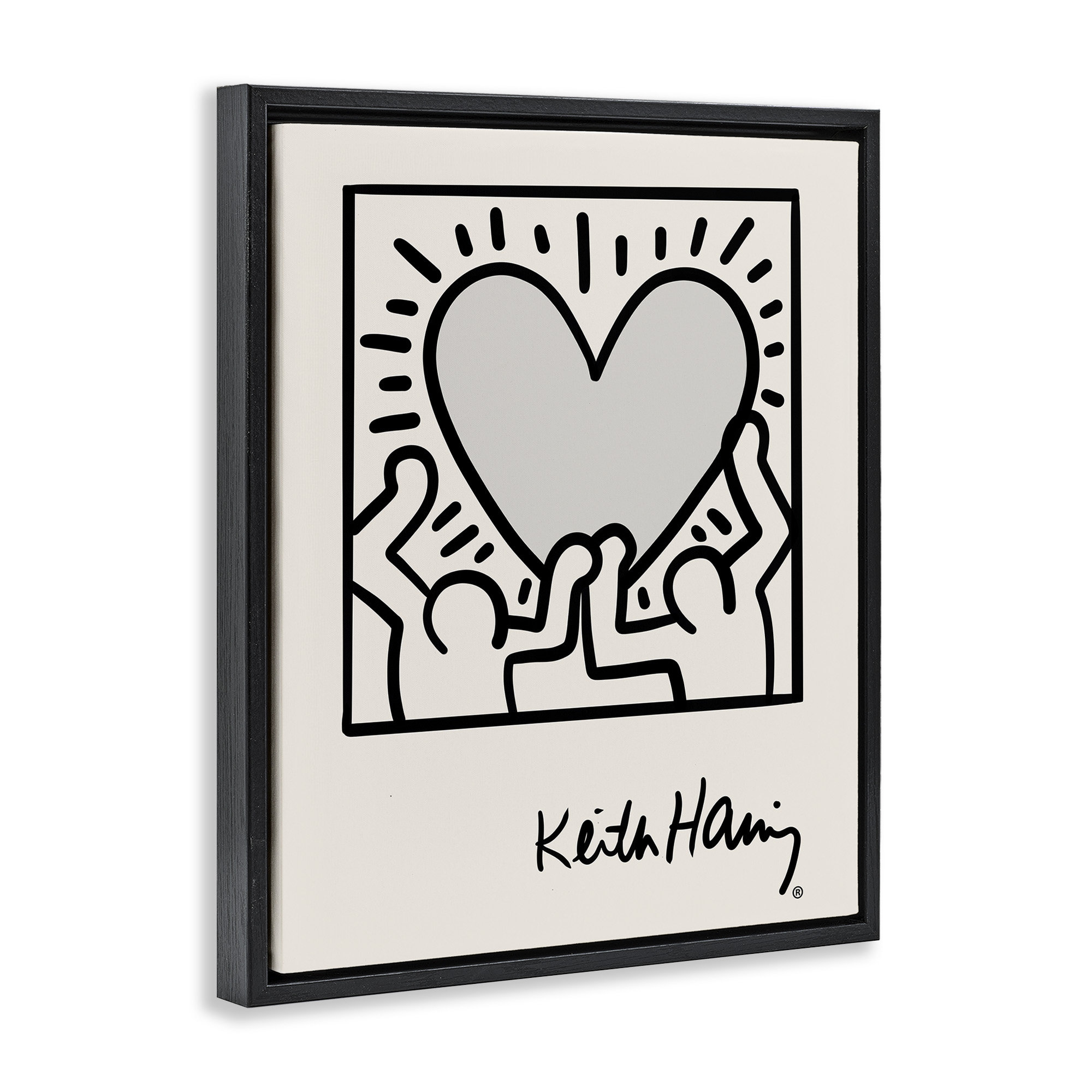 Lark Manor Classic Heart Symbol Keith Haring - Wayfair Canada