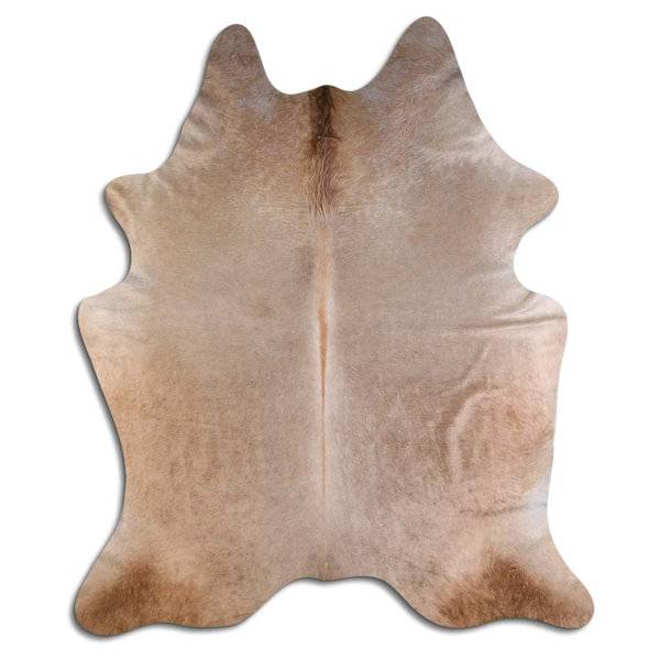 Foundry Select Teonte Handmade Cowhide Brown Rug | Wayfair