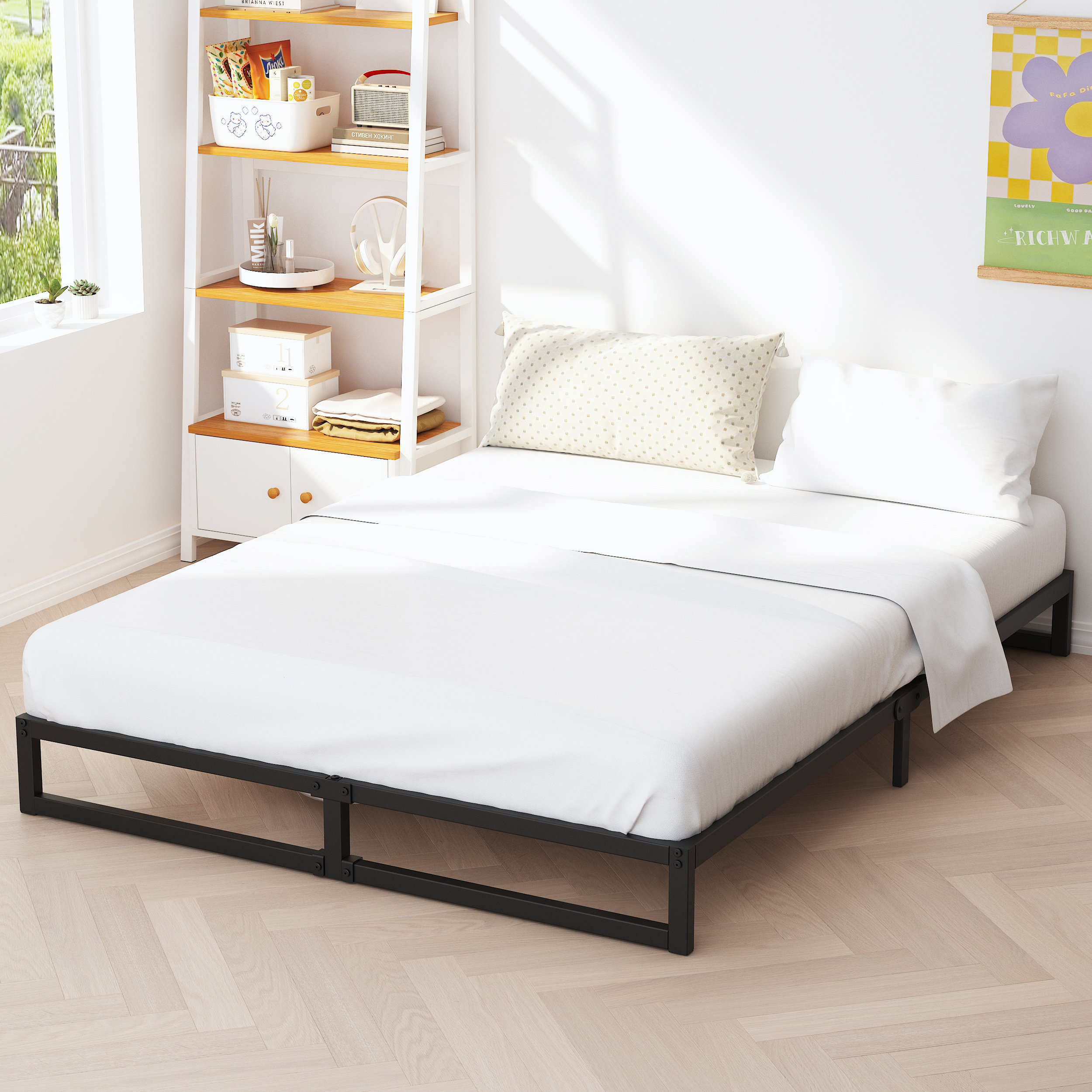 Ebern Designs 6 Inch Platform Bed Frame & Reviews - Wayfair Canada