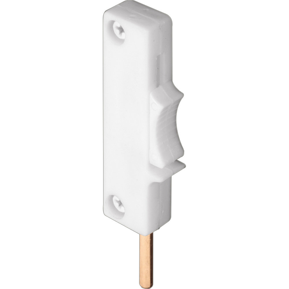 Prime-Line White, Plastic, Sliding Window Lock, Edge Mount (Single Pack ...