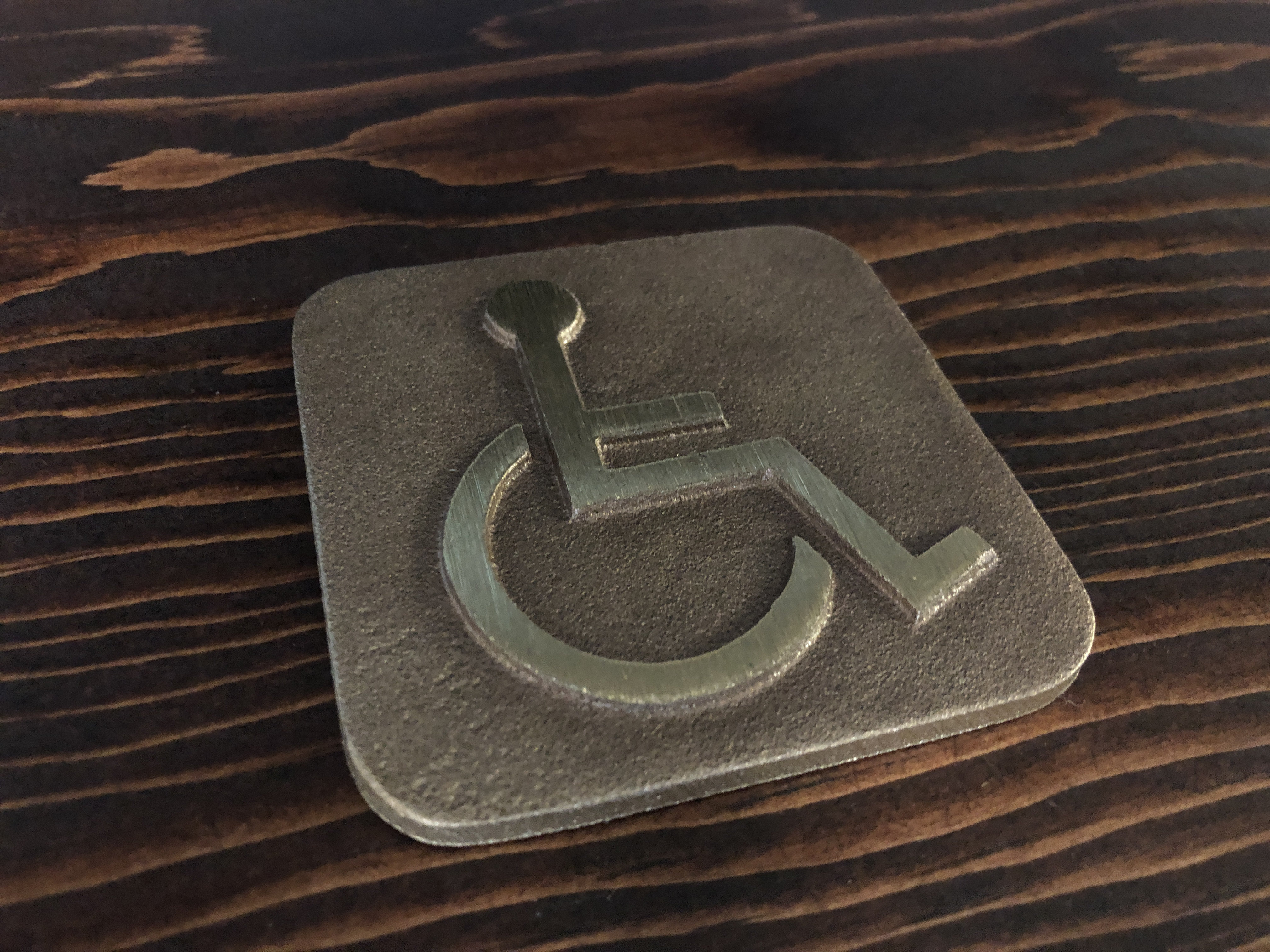 K Castings, Inc. Contemporary Handicap Sign - Wayfair Canada