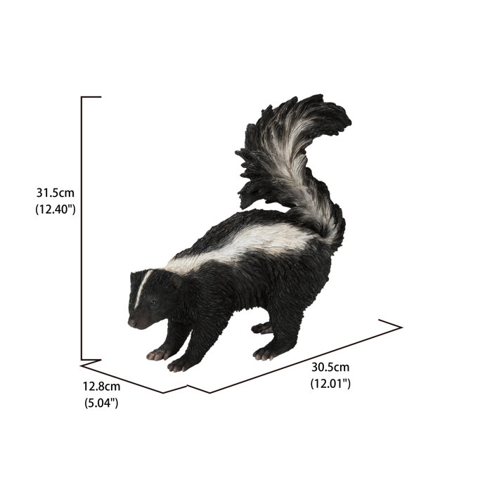 Hi-Line Gift Ltd. Walking Skunk Statue | Wayfair