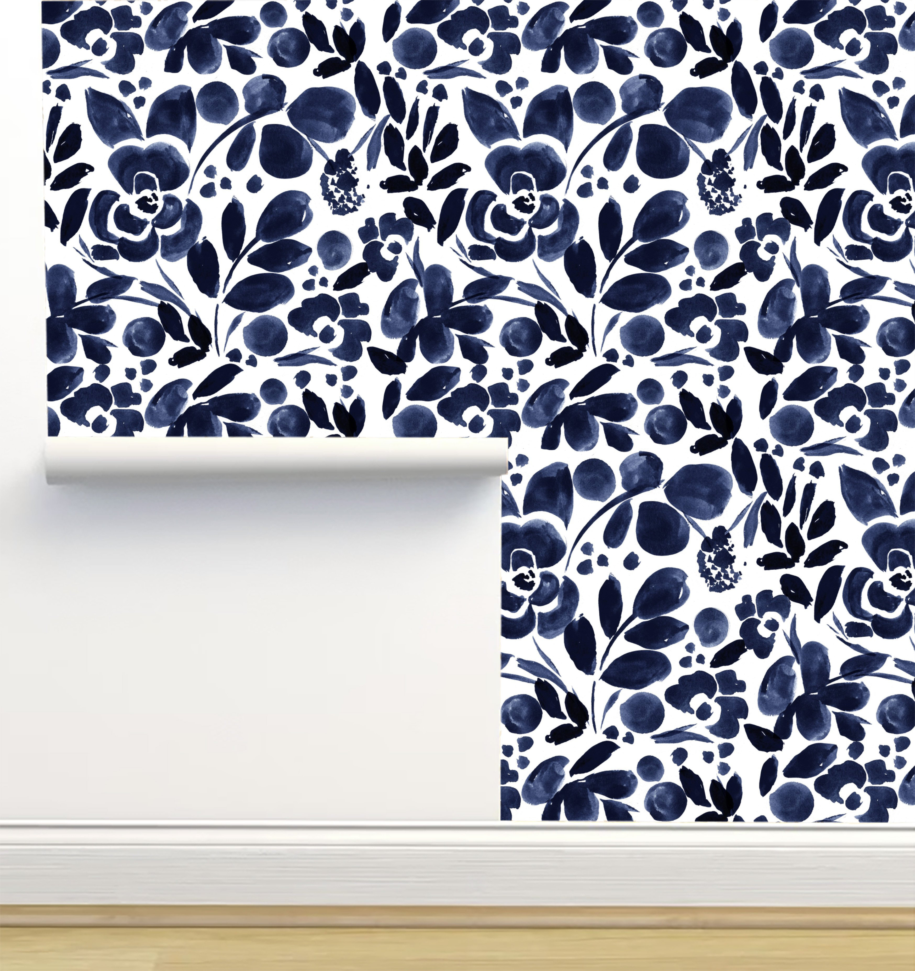 Limitless Walls Crystal W Design Peel & Stick Floral Roll | Wayfair