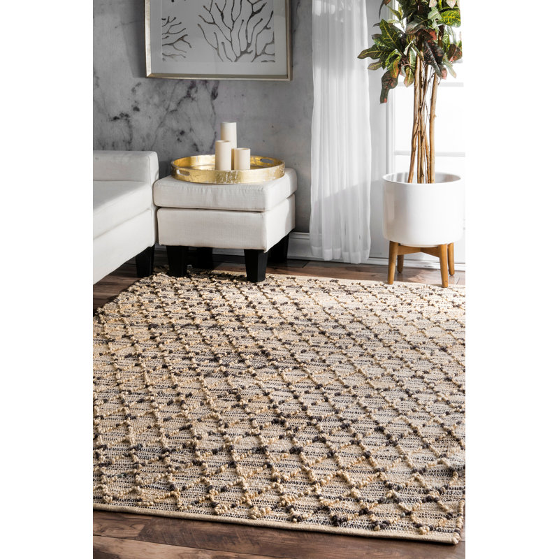 Union Rustic Woodbury Geometric Beige Area Rug & Reviews | Wayfair