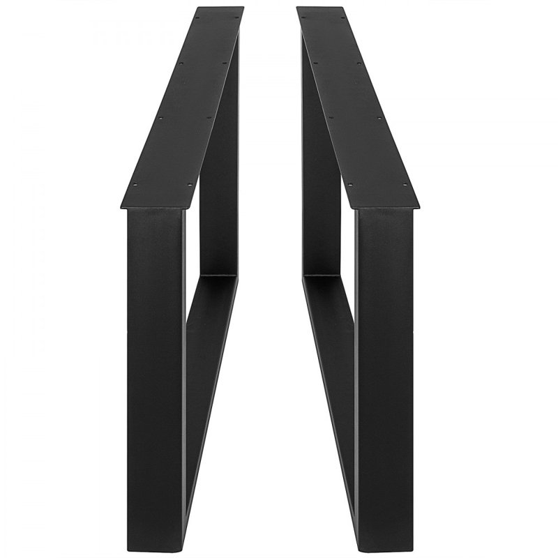 Symple Stuff Set of 2 Steel Table Legs, 28''Height 35''Wide Dining ...