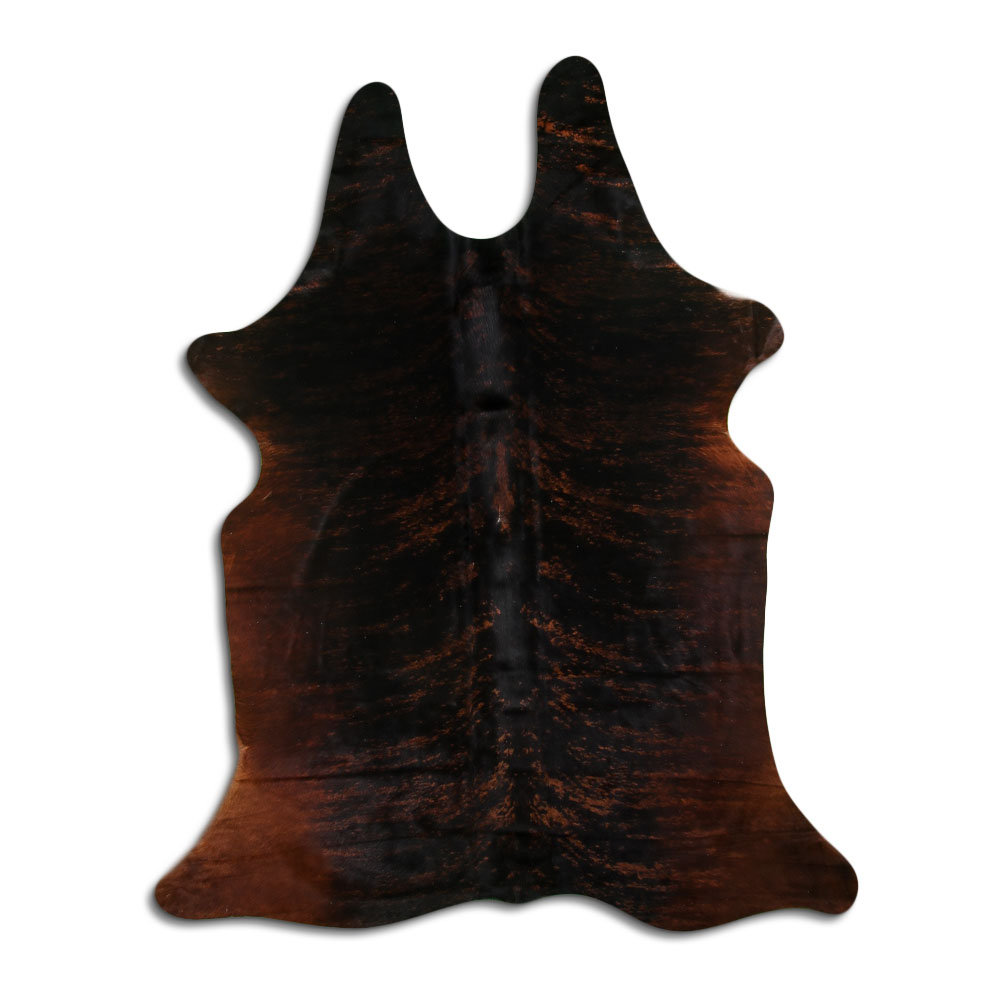 Foundry Select Tapis en cuir de vache Novelty Tahitha Novelty 5 pi x 7 ...