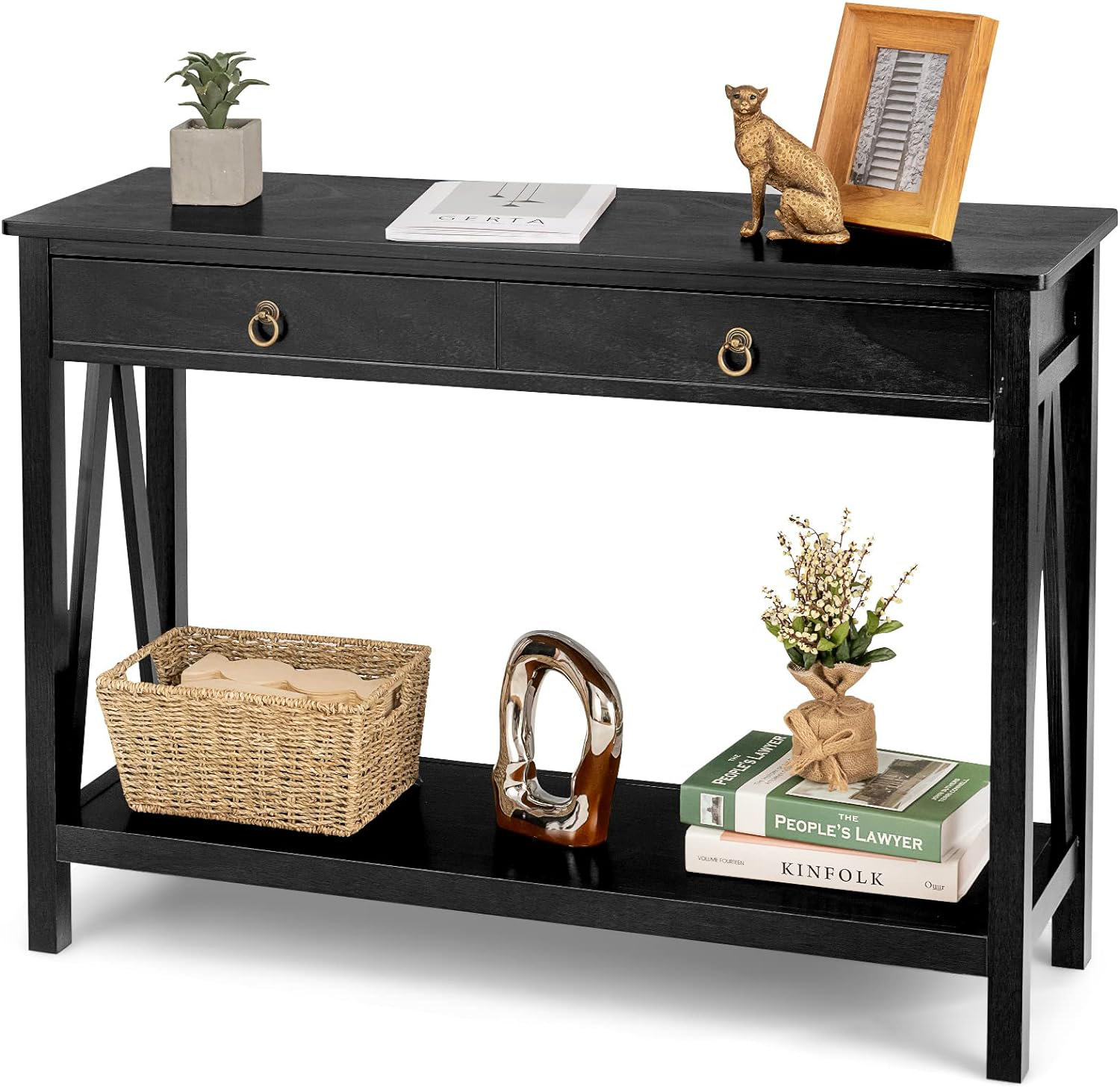 Breakwater Bay Console Table Entryway Sofa Side Table With Drawer ...