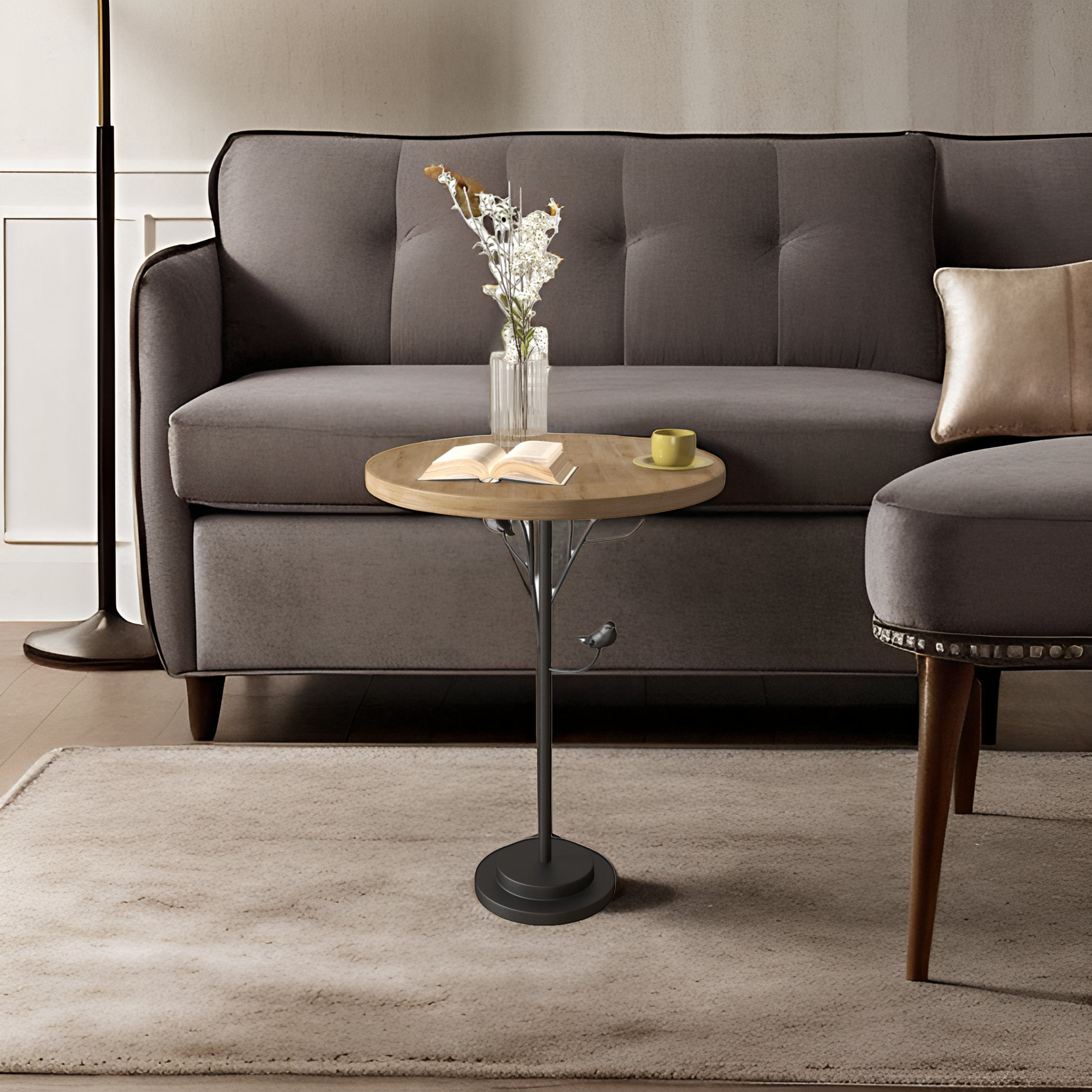 Laurel Foundry Modern Farmhouse Daniel Round Side Table - Wayfair Canada