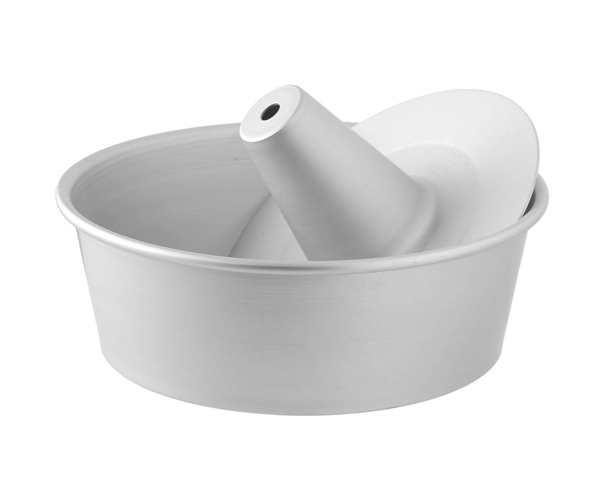 LloydPans Kitchenware 10 Inch Loose Bottom Angel Food Tube Pan - SK ...