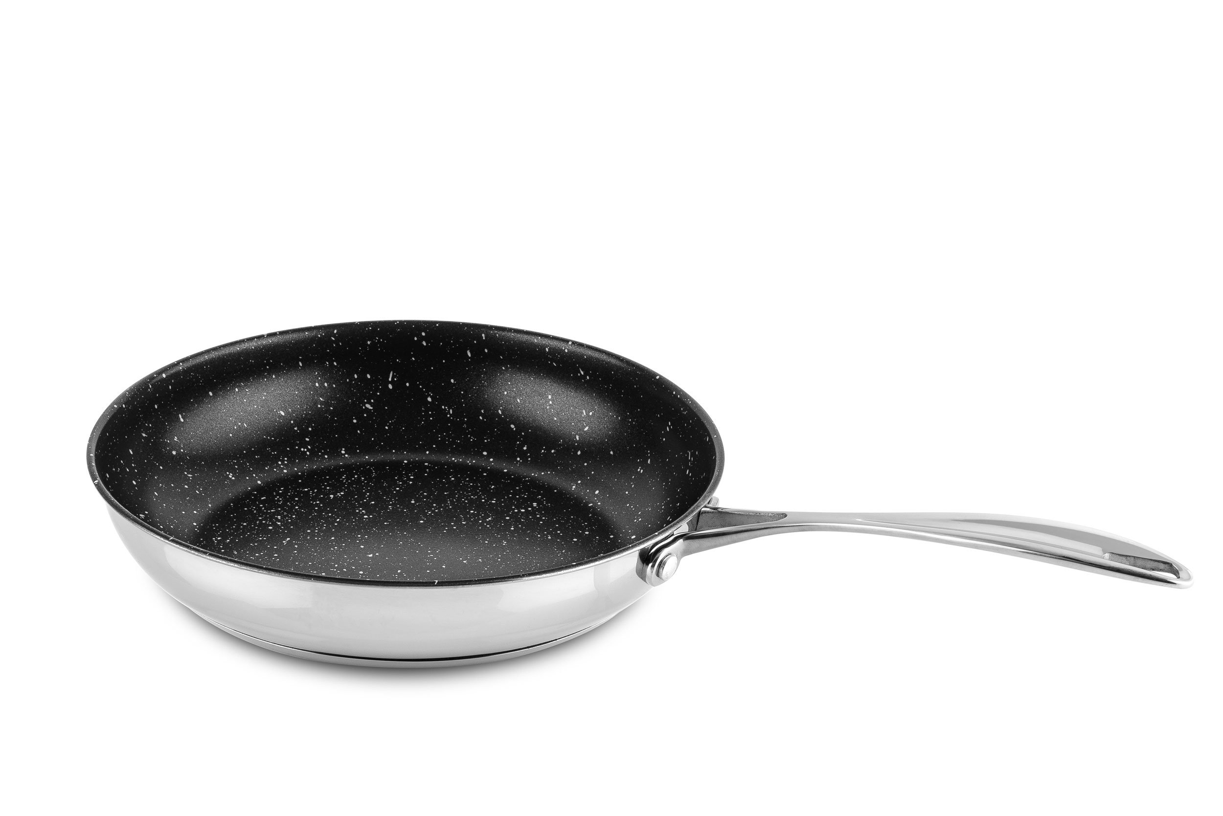 MEPRA GLAMOUR DIAMOND 18/10 Stainless Steel Non-Stick Frying Pan with ...