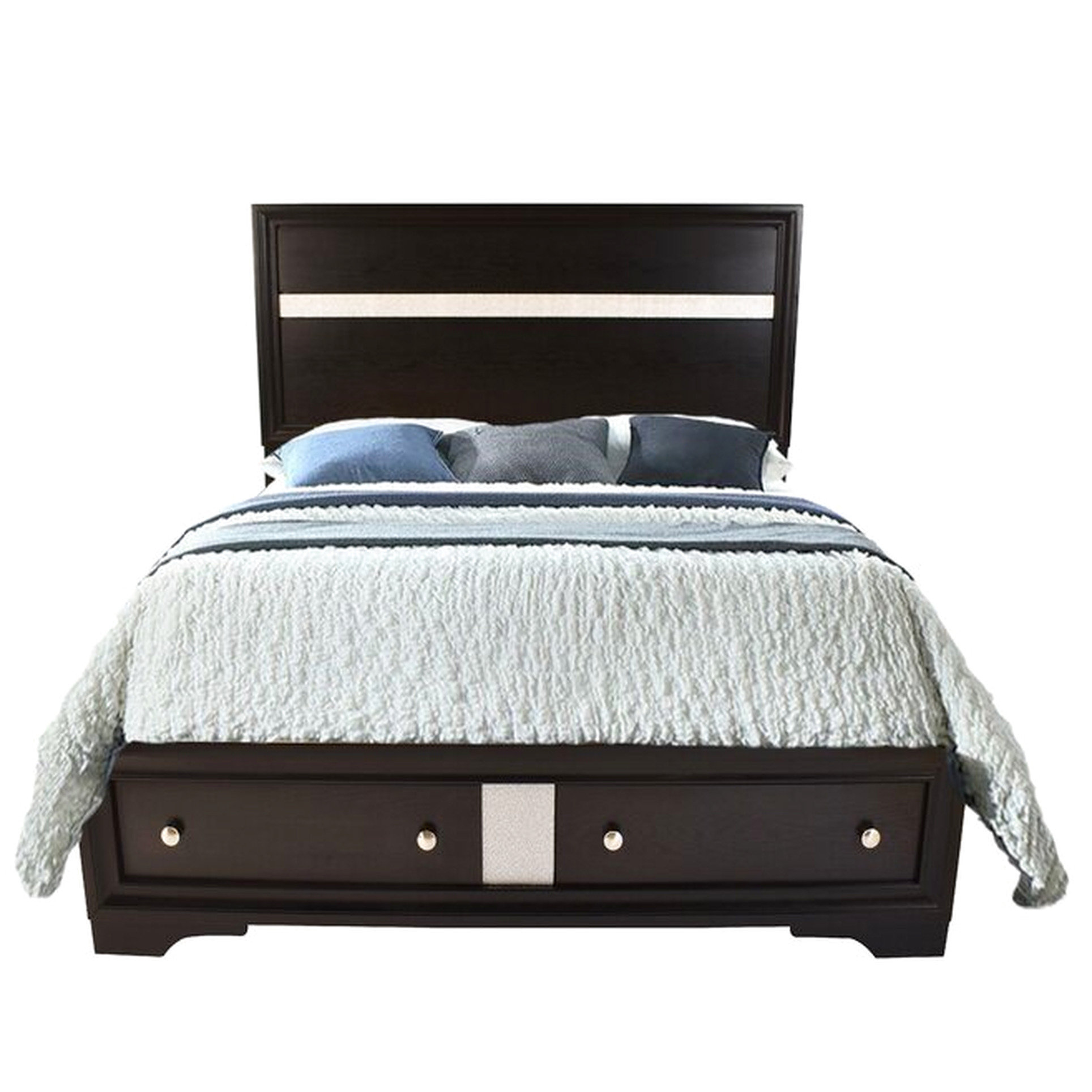 Red Barrel Studio® Full Size Black Traditional Style Storage Bed With ...