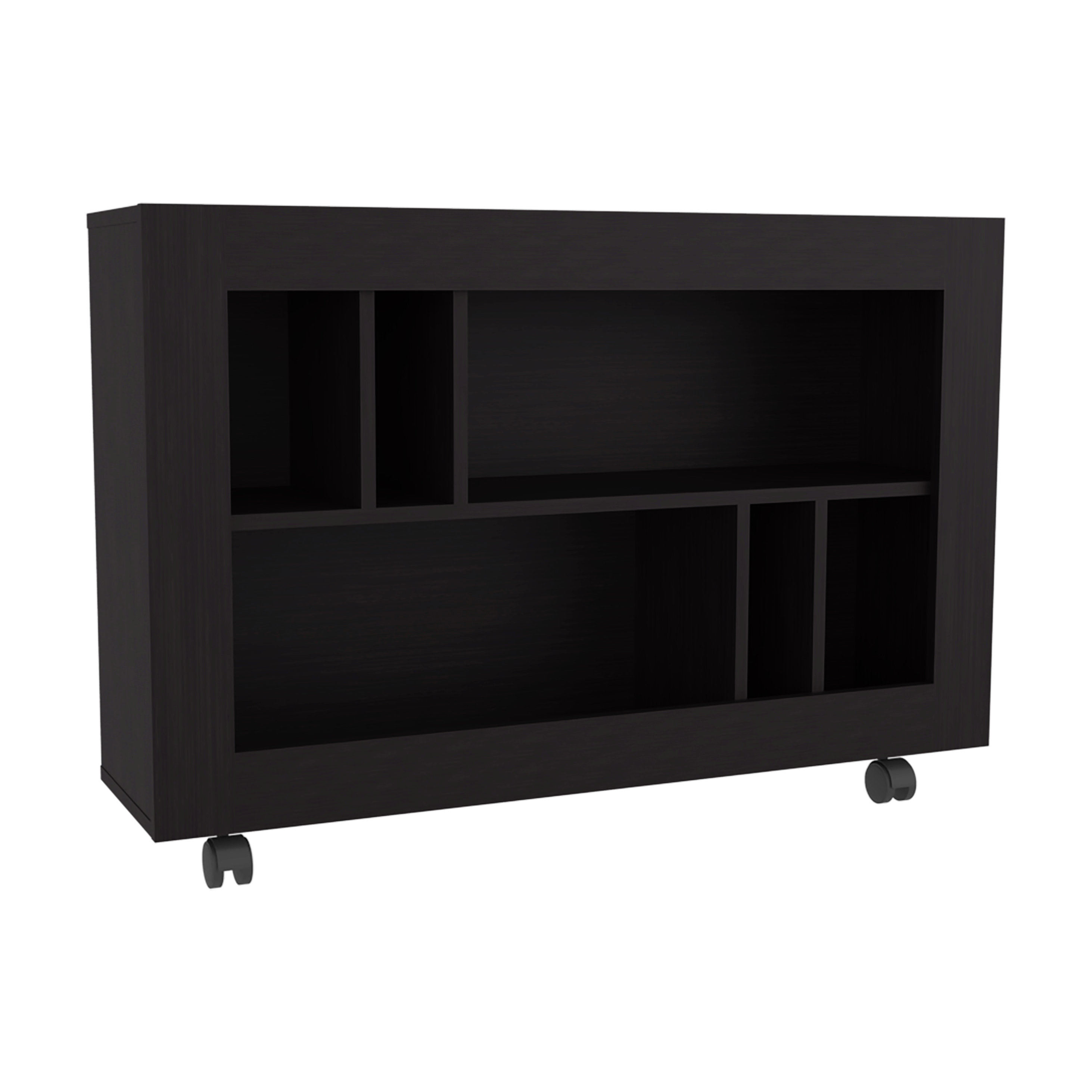 Corrigan Studio® Console Table Cart, 5 Shelves, 4 Casters | Wayfair