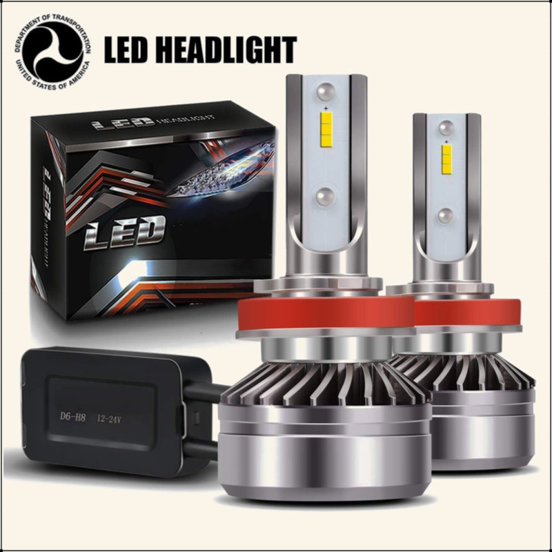 ZHONGSHANJUFU Saber-X LED Headlight Bulbs Conversion Kit,DOT Approved ...