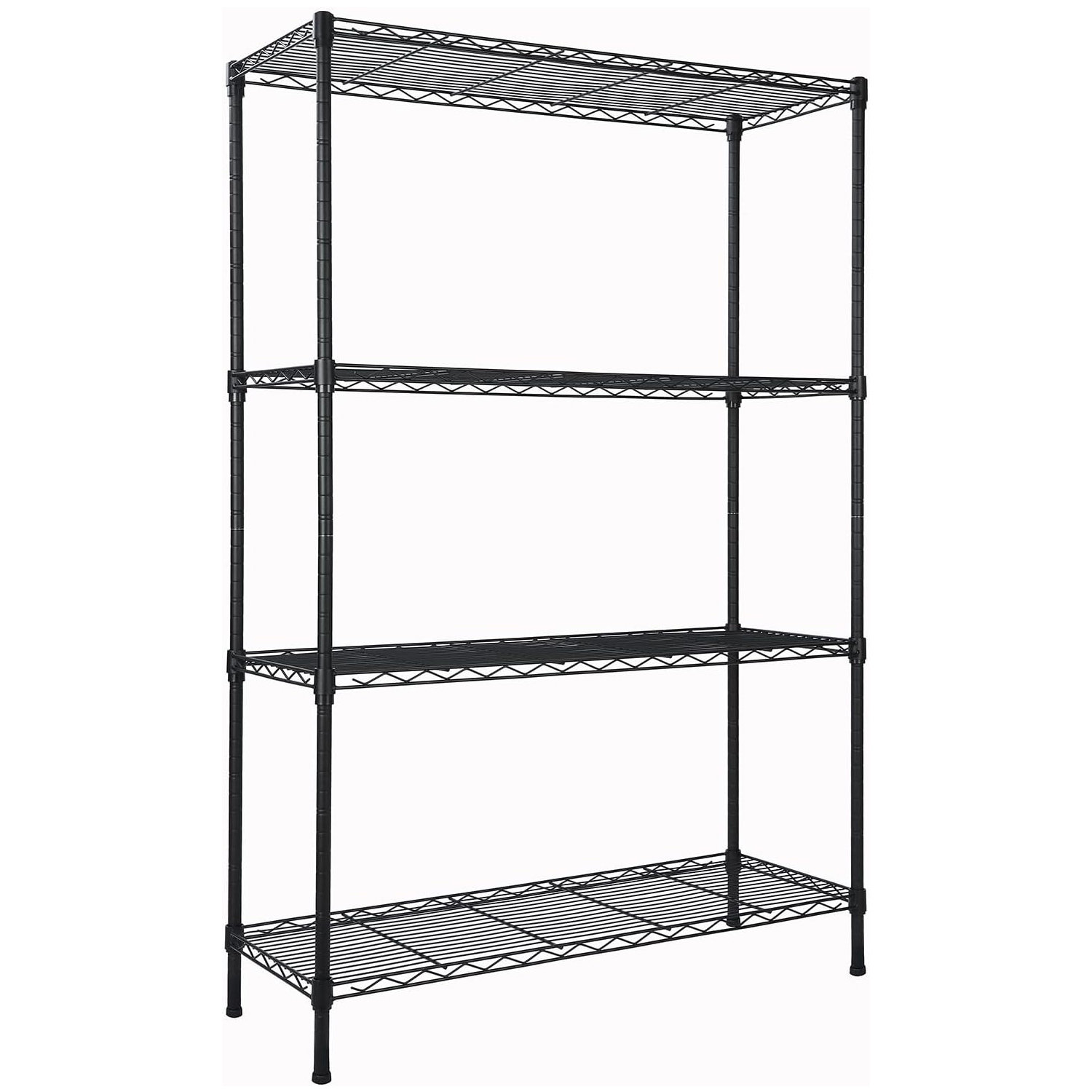Rebrilliant 4-Shelf Adjustable Heavy Duty Storage Shelves, Metal ...
