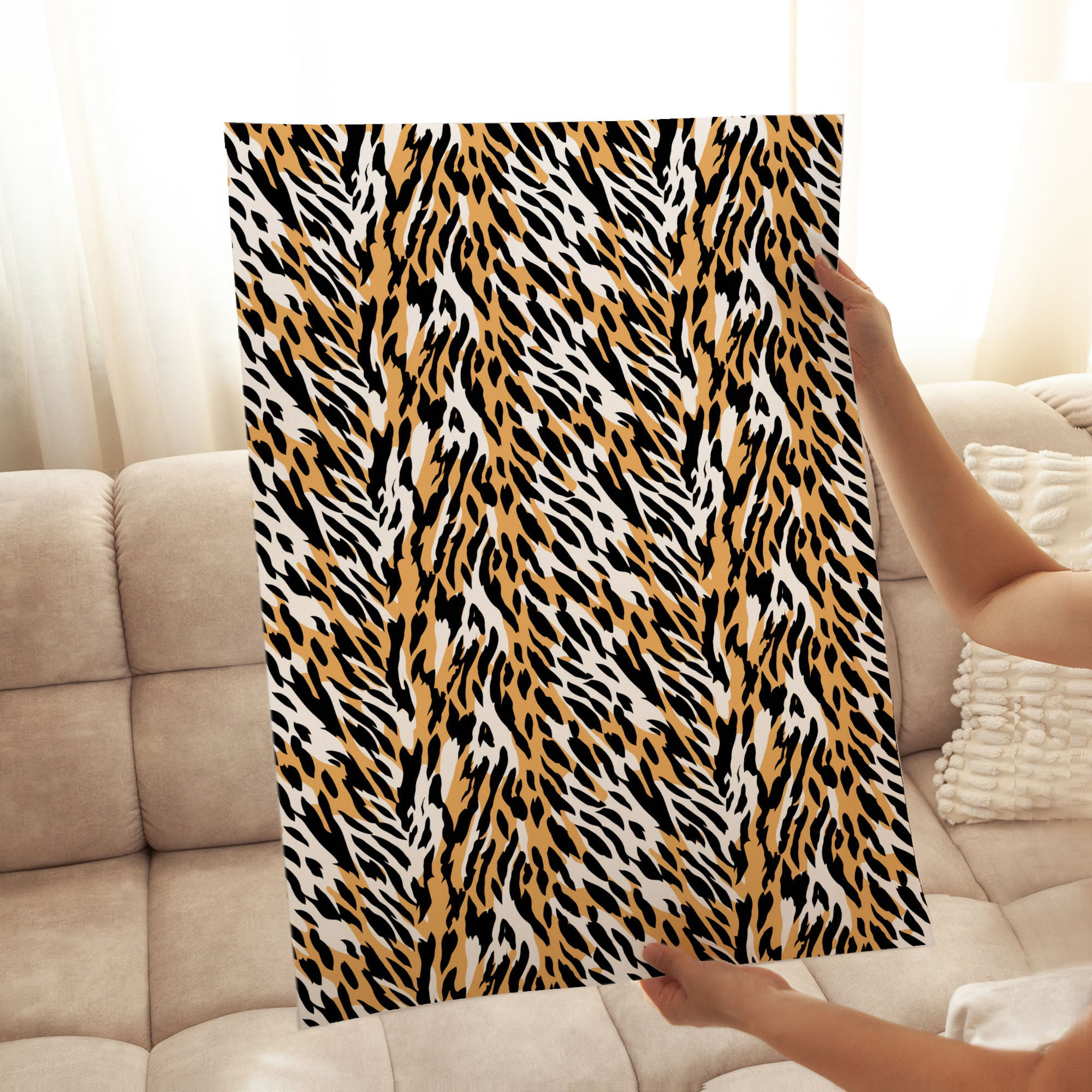 Winston Porter Animals Abstract Animal Print Pattern VI Modern Unframed ...