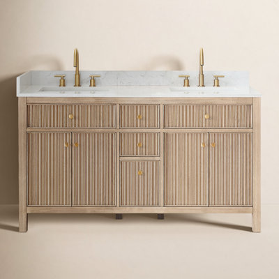 double vanity unit without basin