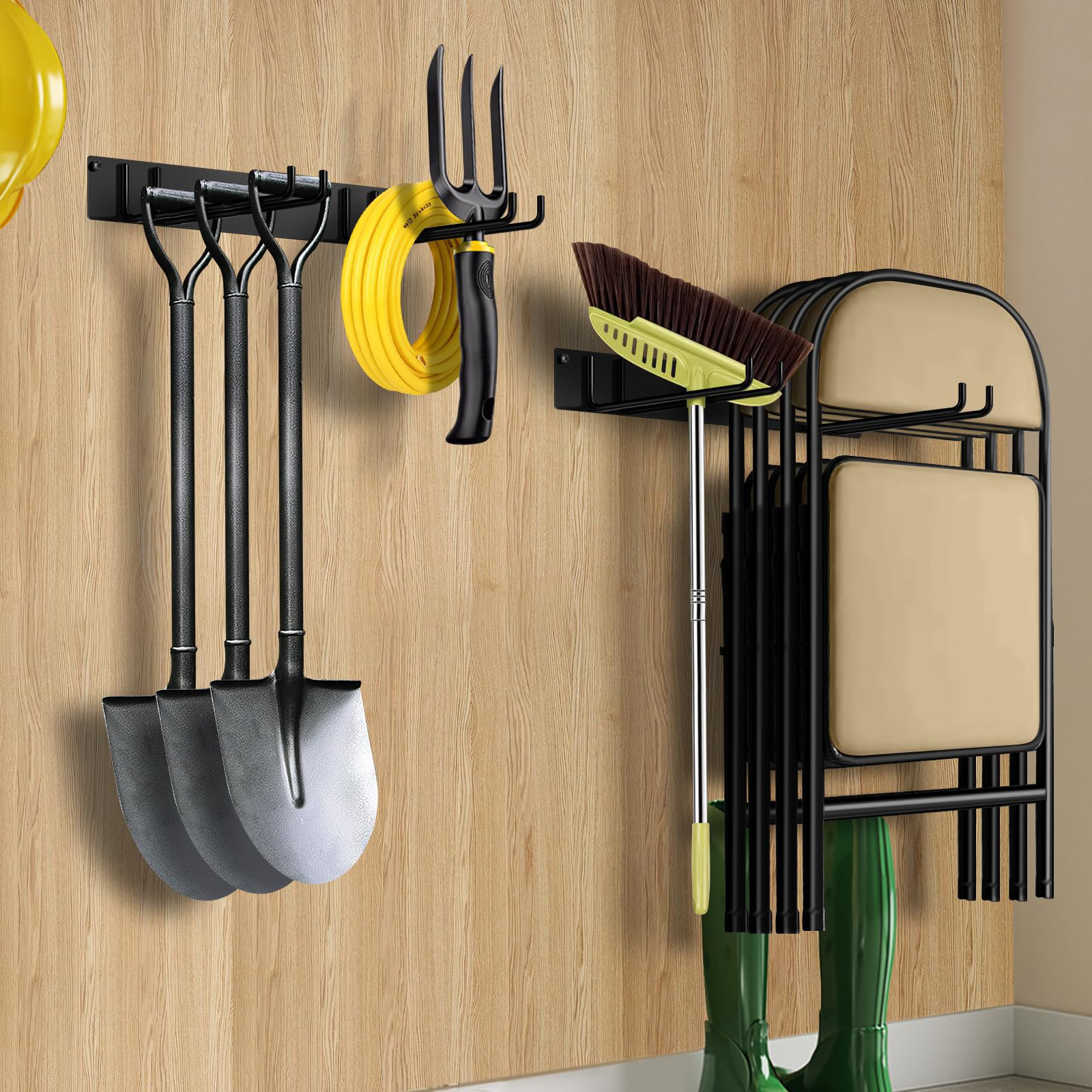 WFX Utility™ Folding Chair Storage Rack For Chair Organization And ...