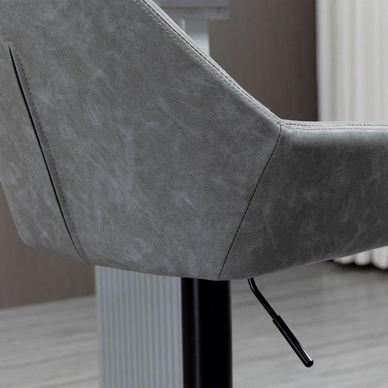 Wade Logan® Baeden Swivel Adjustable Height Stool | Wayfair