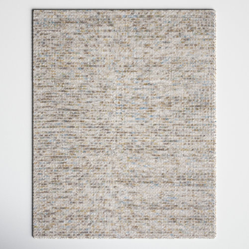 Elle Ivory/Brown/Blue Rug & Reviews | Birch Lane