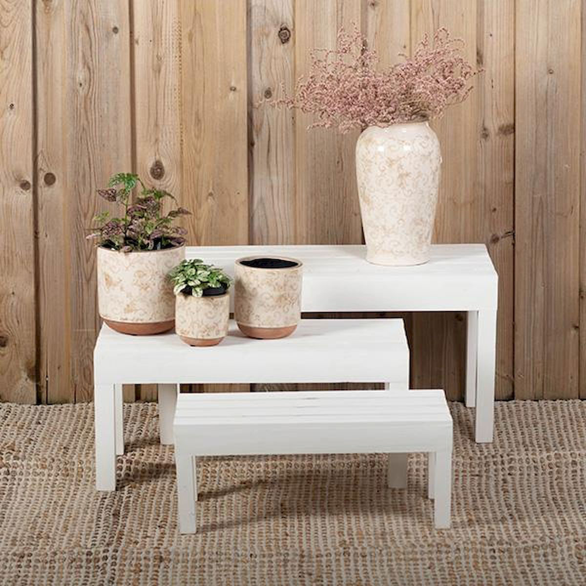 Ebern Designs Dehlila Rectangular Nesting Plant Stand | Wayfair