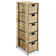 Bayou Breeze Madeira 5 Drawer Storage Drawer | Wayfair